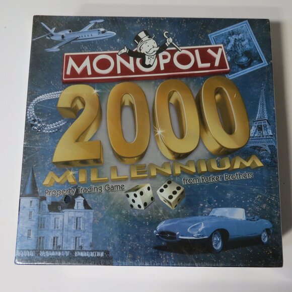 Parker Brothers | Games | Monopoly Millennium Edition Board Game Gold ...